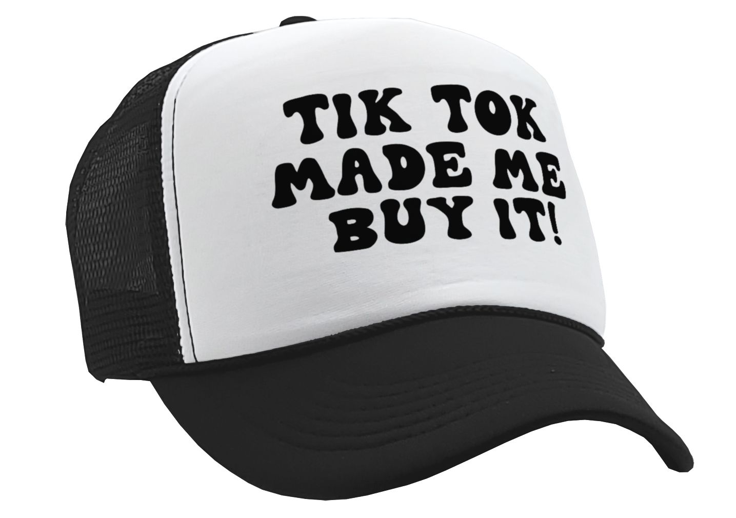 TIK TOK Made Me Buy It - viral video - Vintage Retro Style Trucker Cap